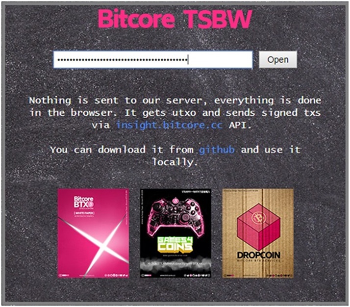 We present a simple solution | BitCore