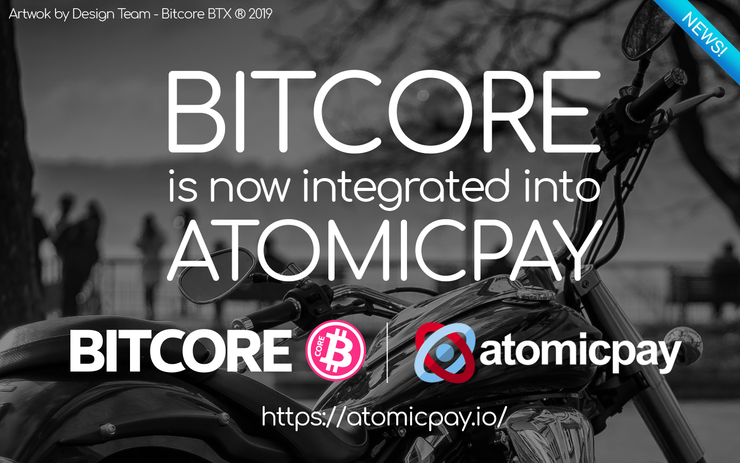 BITCORE BTX is now integrated into ATOMICPAY | BitCore