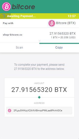 Shop-Bitcore BTX, spend your BTX via BTCPay | BitCore