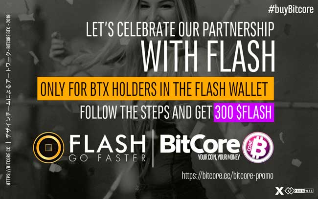 GIVEAWAY BITCORE ft. FLASH | BitCore BTX