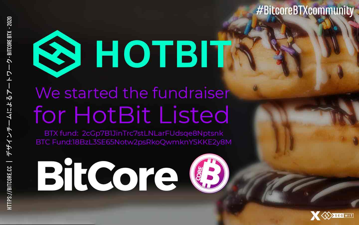 Fundraiser for HotBit Listed | BitCore